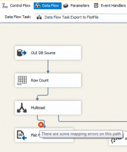 SSIS: There Are Some Mapping Errors On This Path – Troubleshooting – SQL DB Pros